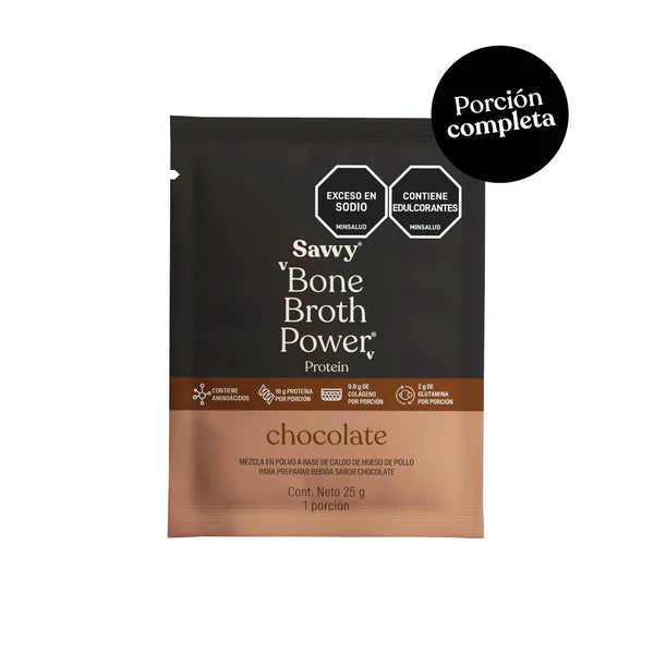 Bone Broth Power® chocolate sachet 25gr – Frutos & Semillas