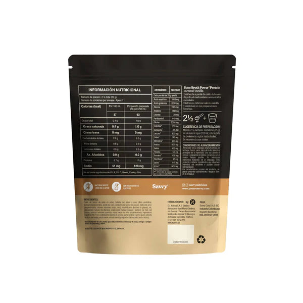 Proteína | Bone Broth Power® caramel vanilla mini 280g – Frutos & Semillas