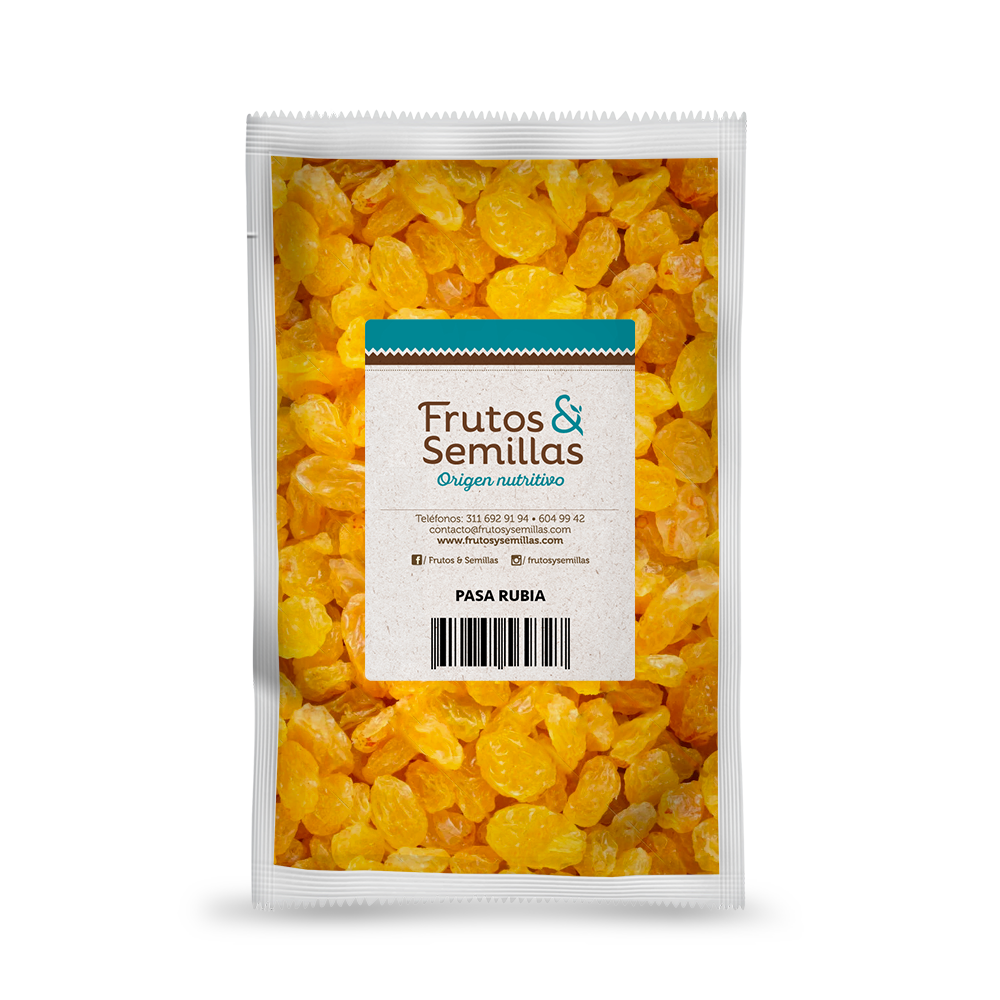 Pasas | Pasas rubias | Frutos & Semillas