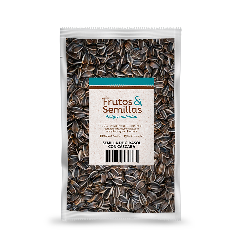SUNFLOWER SEED WITH SHELL – Frutos & Semillas
